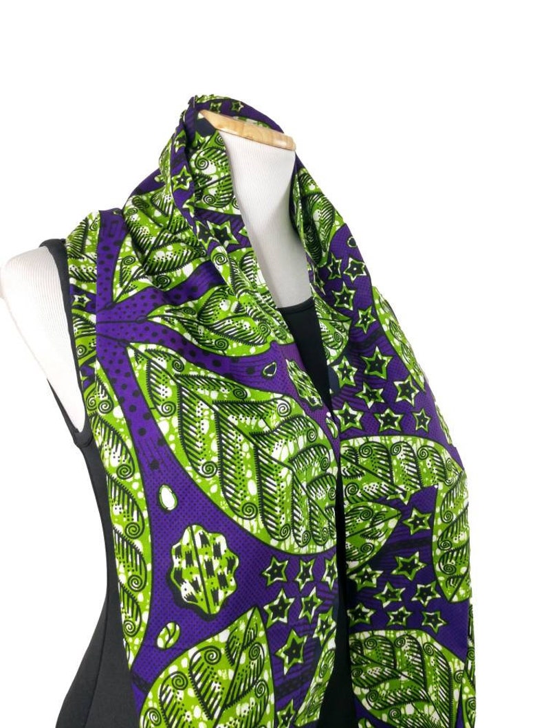 African Print Infinity Scarf Unisex Ankara Scarf for Winter | Etsy