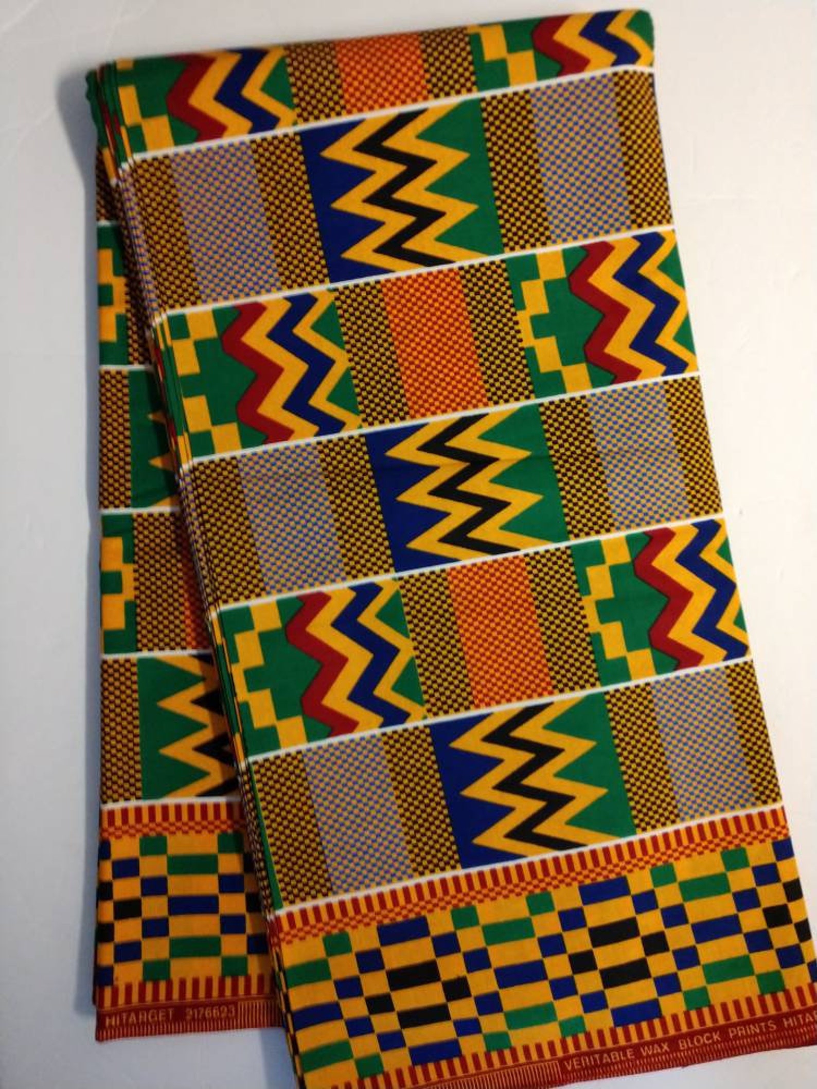 Authentic Kente Print, Kente Fabric, Kente Dress, Kente Cloth, Kente ...