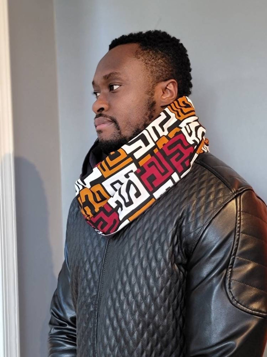 African Scarf for Men and Women | African Snood | Ankara Scarf Winter ...