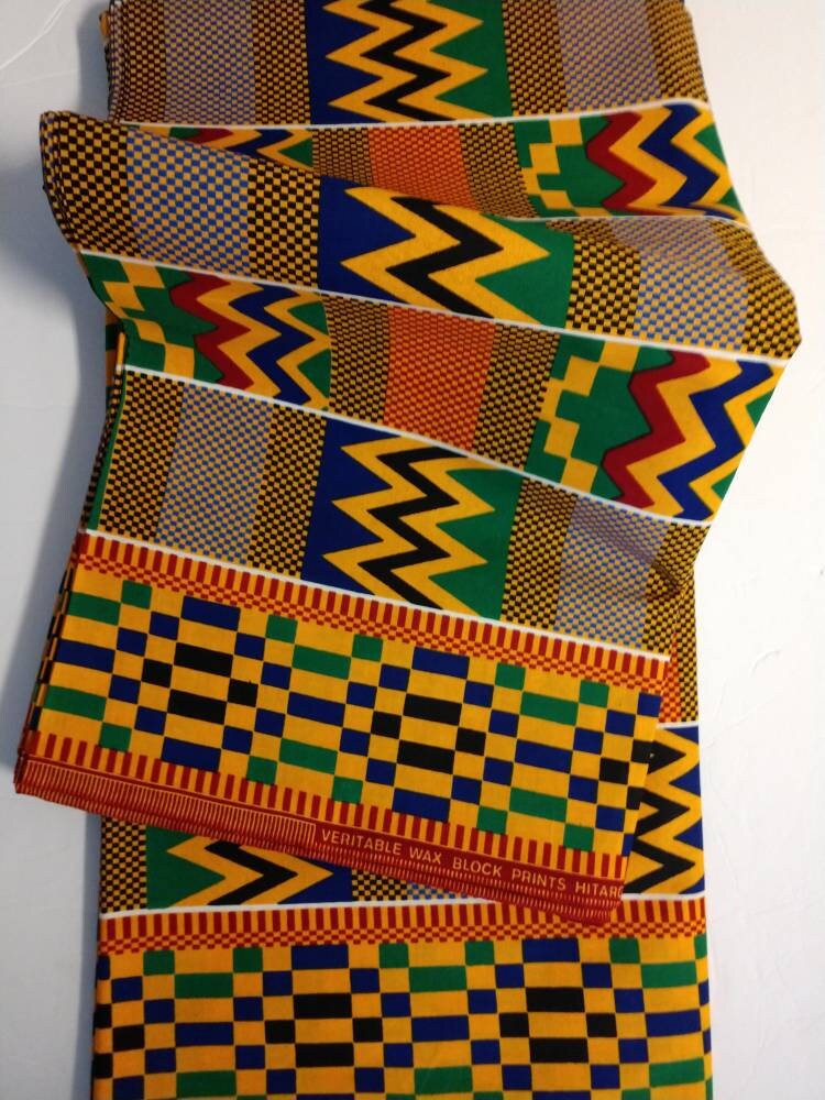 Authentic Kente Print Kente Fabric Kente Dress Kente Cloth | Etsy