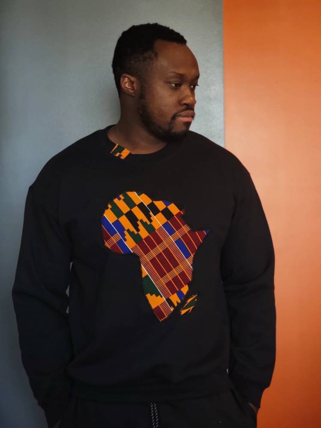 Sweatshirt Africa Map Unisex | Map of Africa Sweatshirt | Ankara ...
