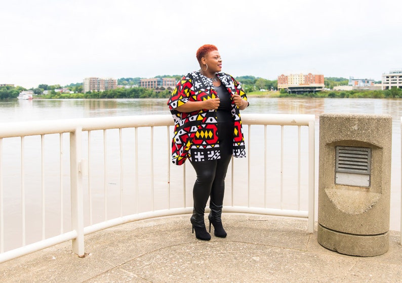 Plus Size African Clothing for Women Oversized Kimono, Ankara Top ...
