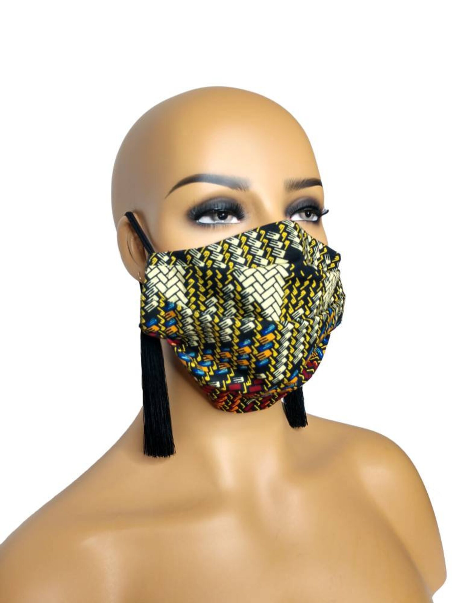 African Face Mask With Filter Pocket and Matching African - Etsy
