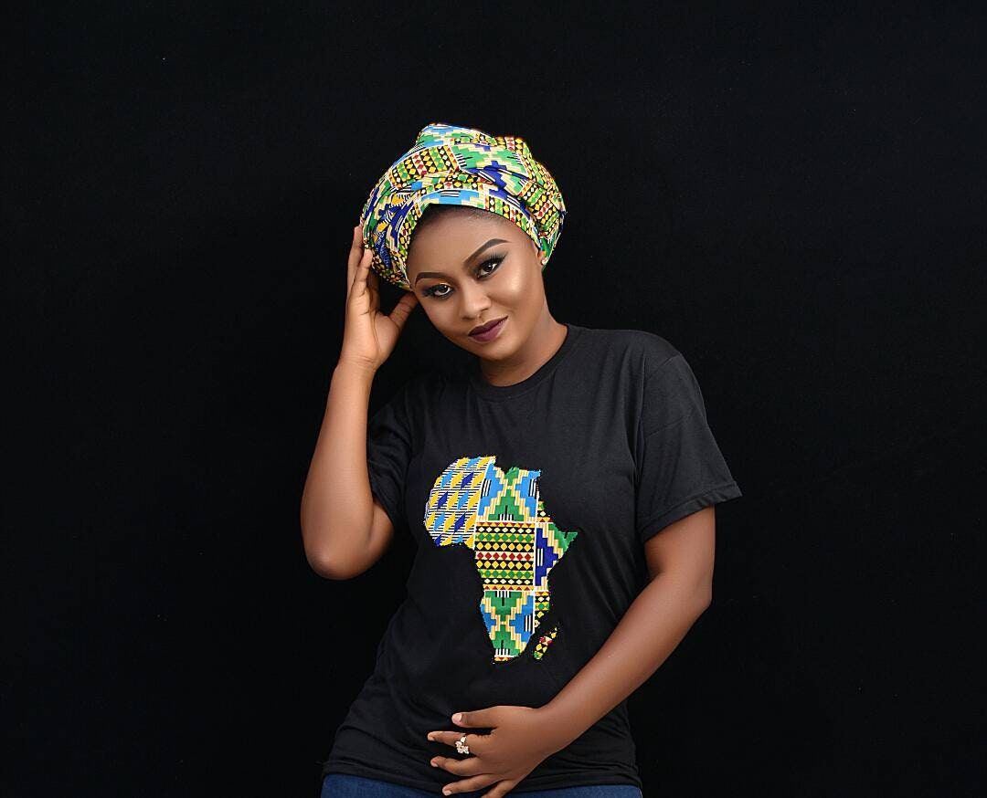 African Map T-shirt | African Clothing for Women | Kente Top | Ankara ...