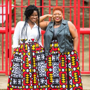 Plus Size African Clothing for Women, African Maxi Skirt, Ankara ...