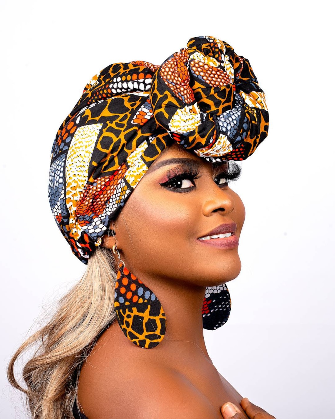 SATIN LINED TURBAN Pre Tied Head Wrap Women's Headwrap - Etsy
