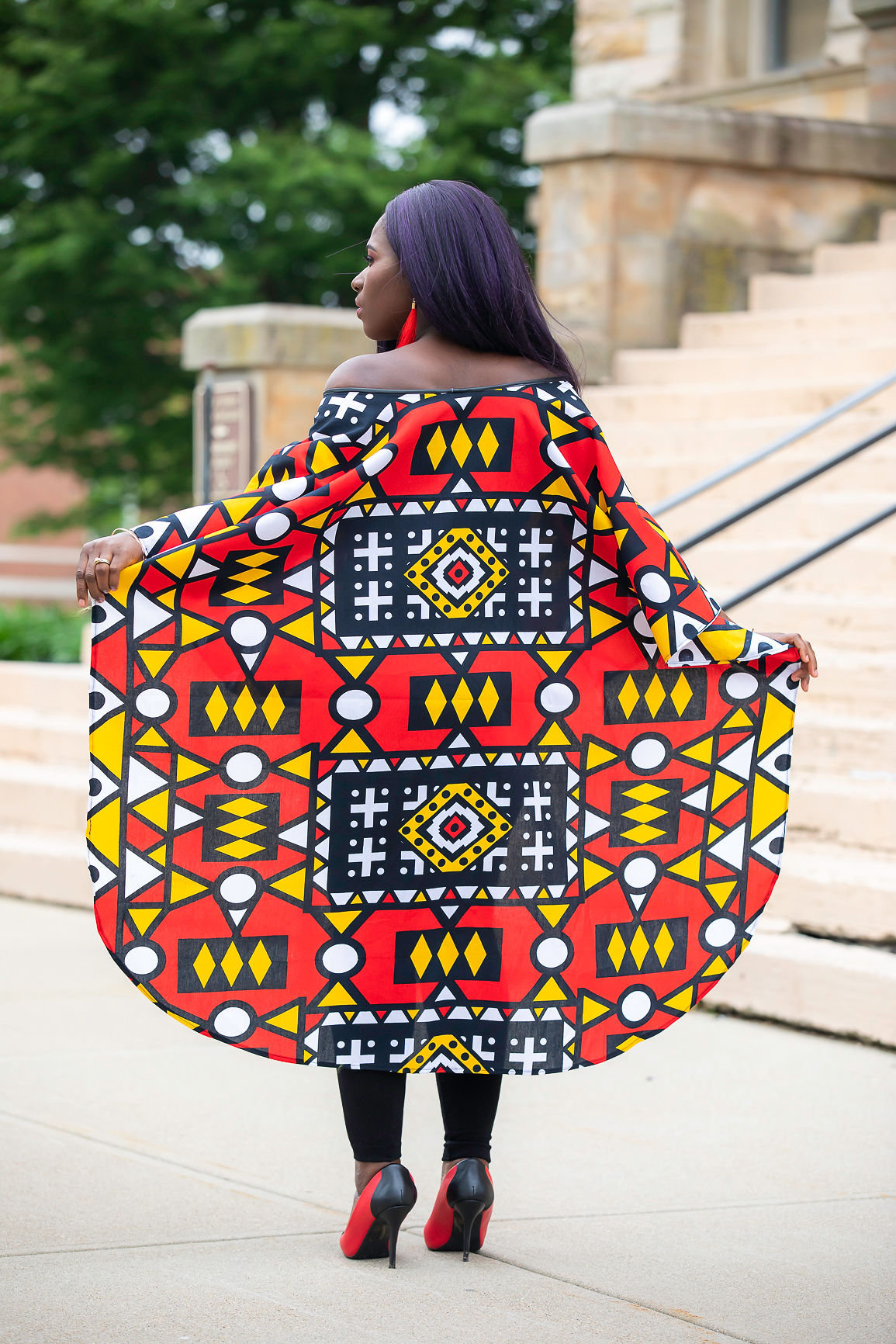 African Clothing For Women Red Black white Yellow | Etsy