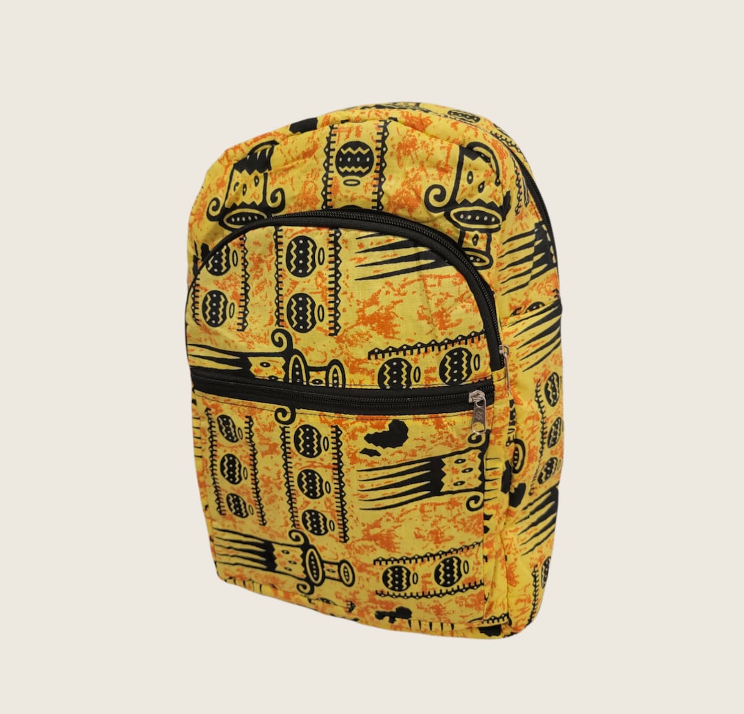African Print Backpack Kente | Ankara Back Pack for Men and Women - Etsy