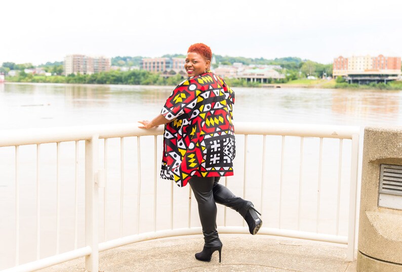 Plus Size African Clothing for Women Oversized Kimono, Ankara Top ...