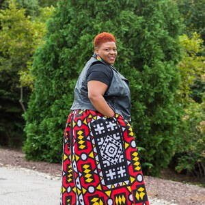 Plus Size African Clothing for Women, African Maxi Skirt, Ankara ...