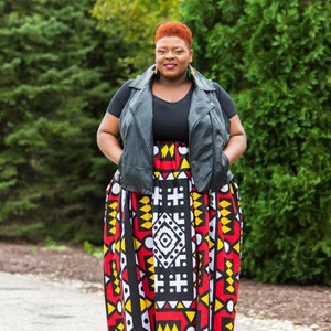 Plus Size African Clothing for Women, African Maxi Skirt, Ankara ...