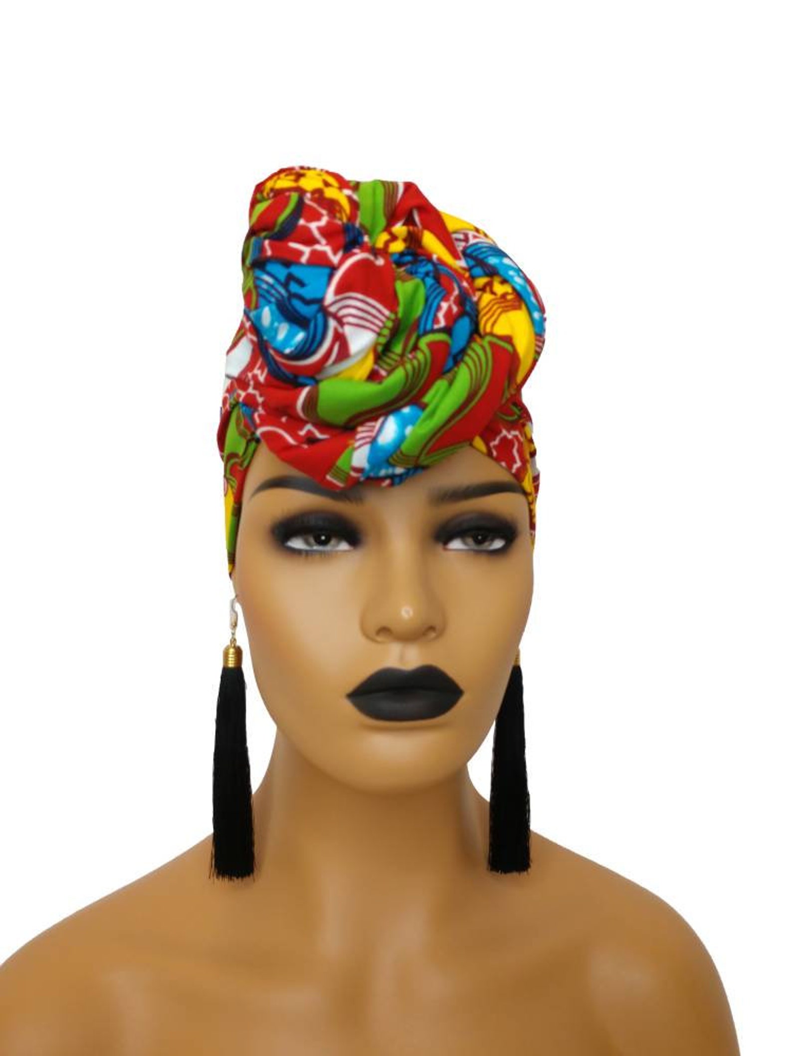 Colorful African Head Wraps for Women Ankara Headwrap | Etsy