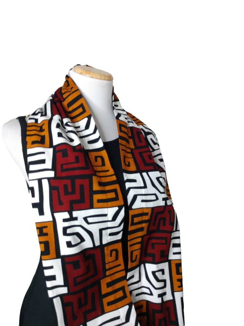 African Print Infinity Scarf Unisex | Ankara Scarf for Winter ...