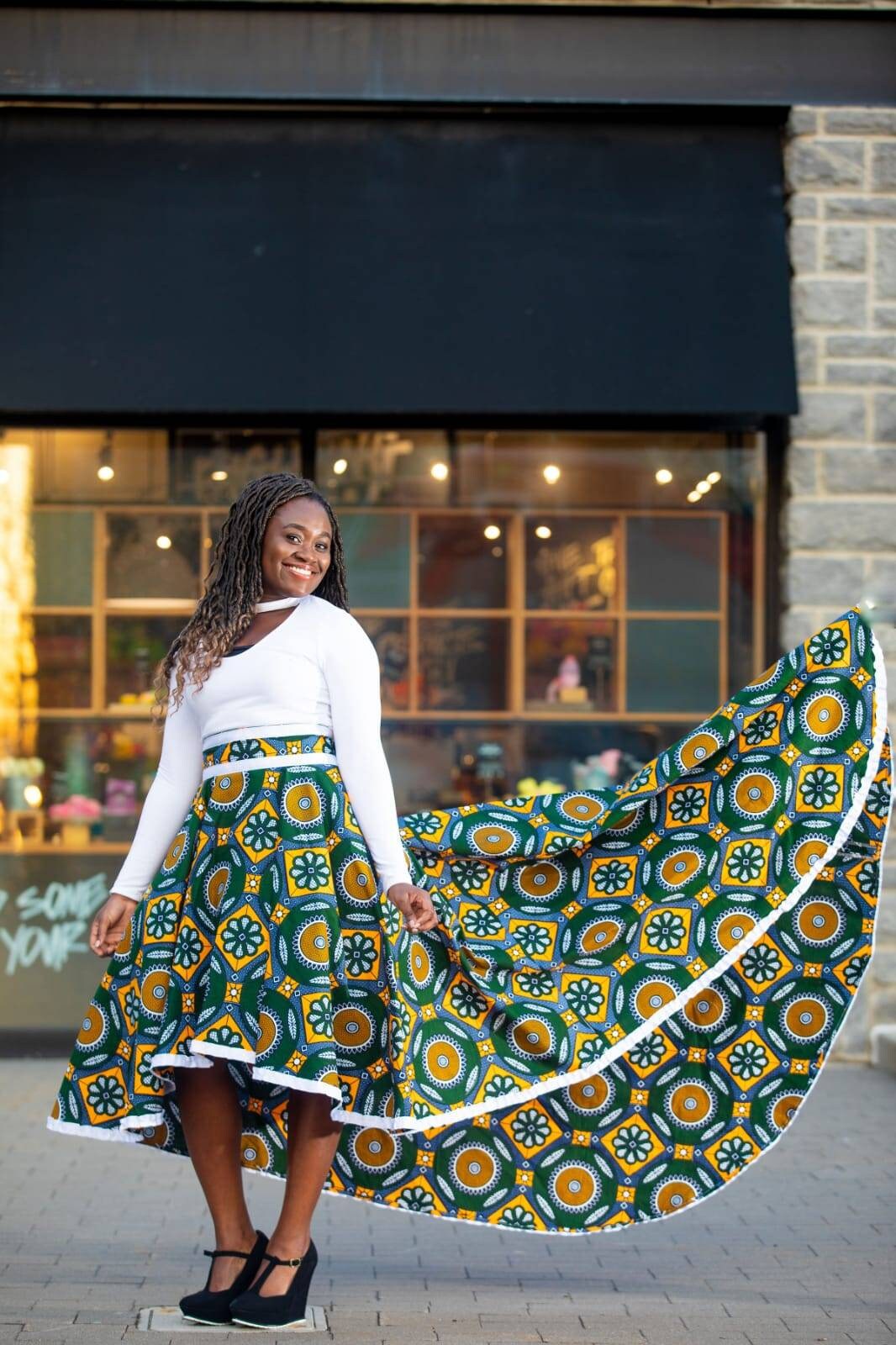 African High Low Skirt African Skirt For Women African | Etsy