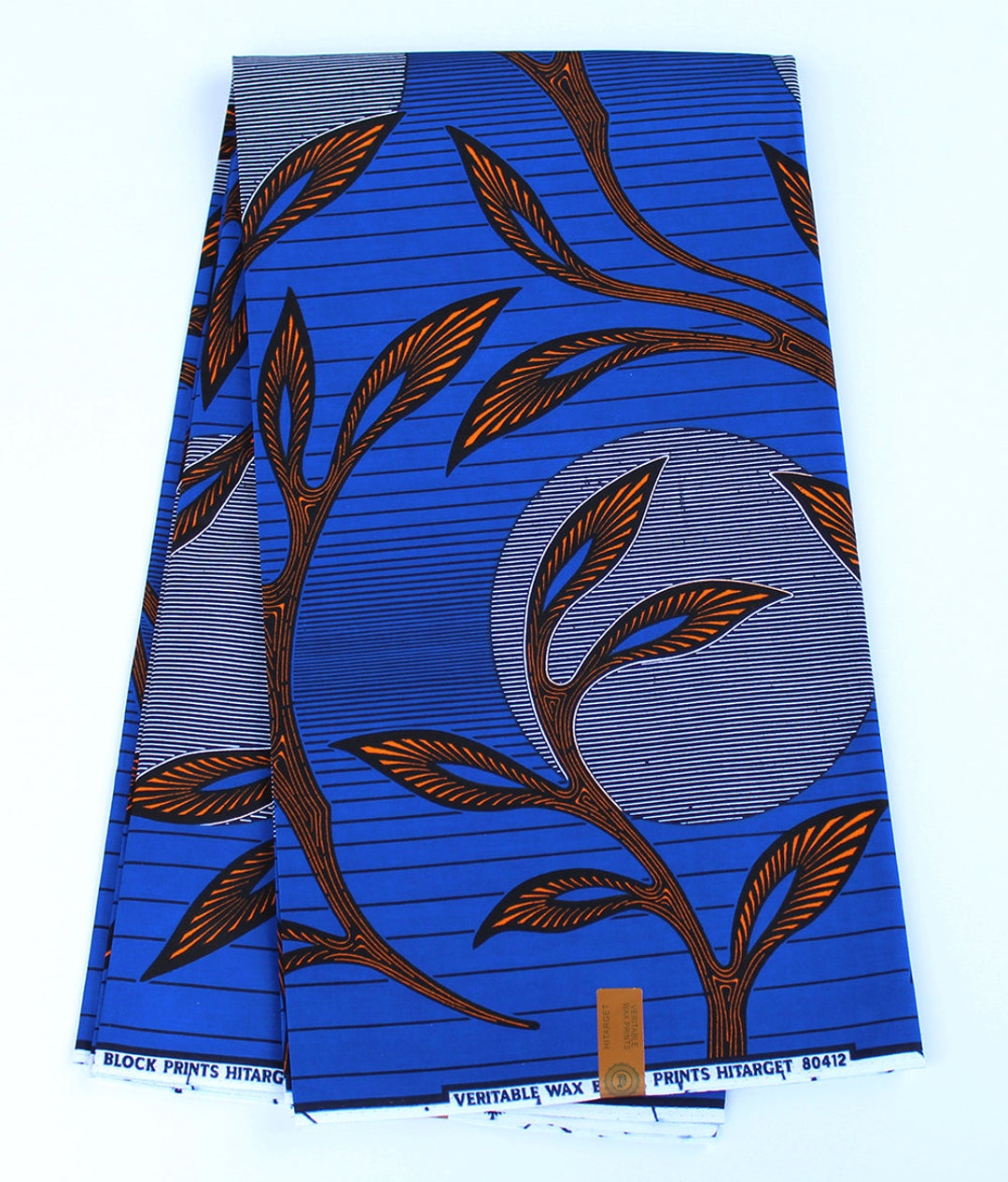 Royal Blue African Print Fabric | 6 Yards Ankara Fabric - Etsy