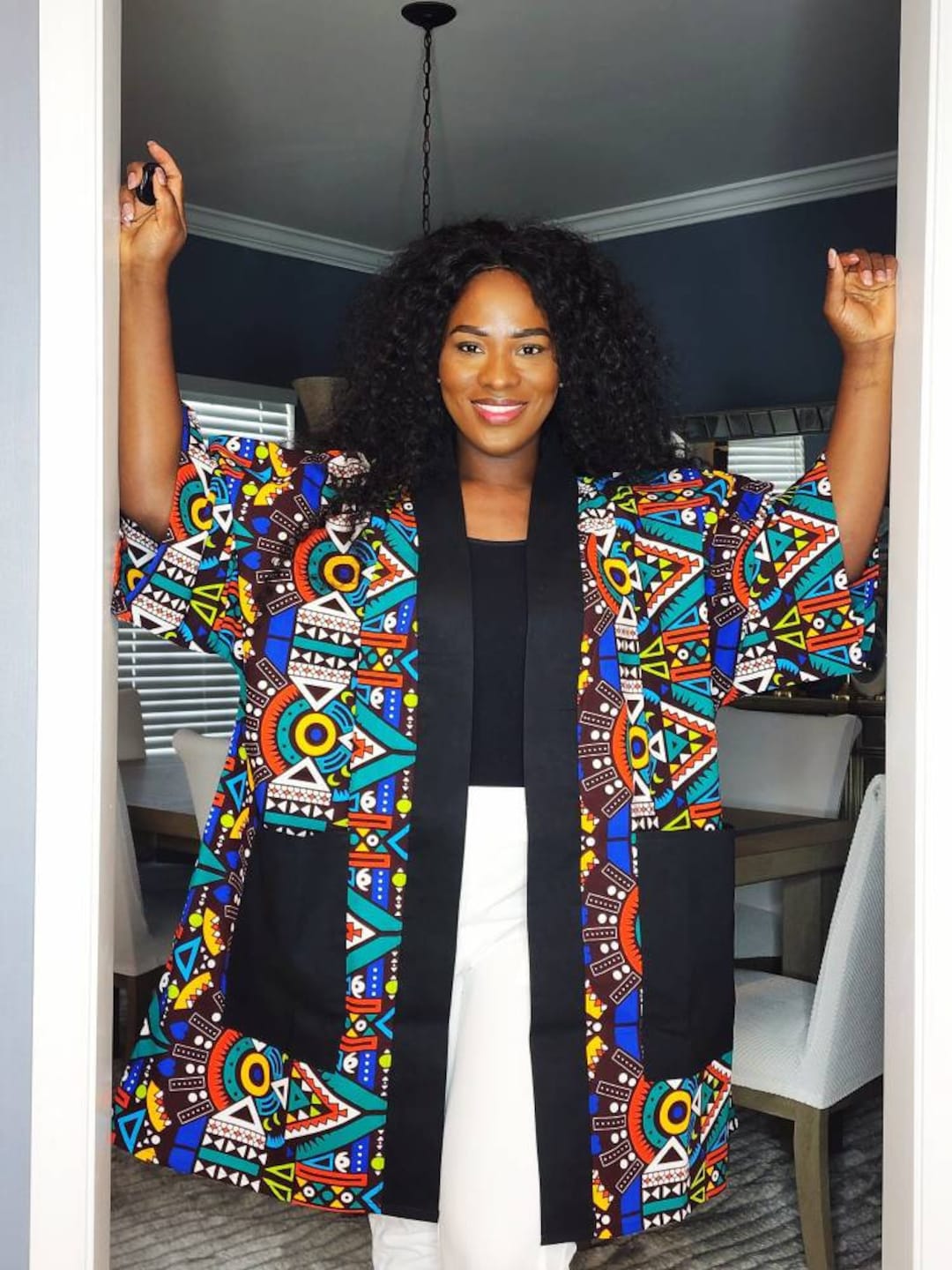 Plus Size African Kimono Women | All Sizes Available | Ankara Duster ...