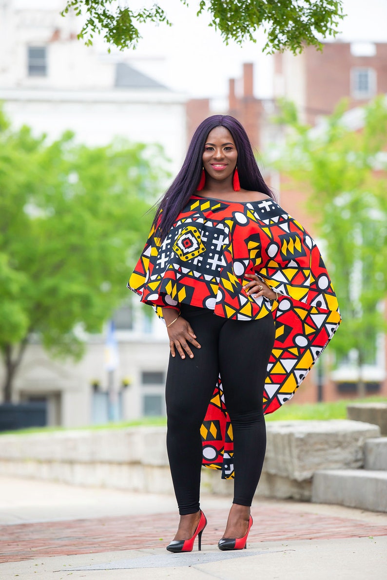 African Clothing for Women Red Black White Yellow - Etsy UK