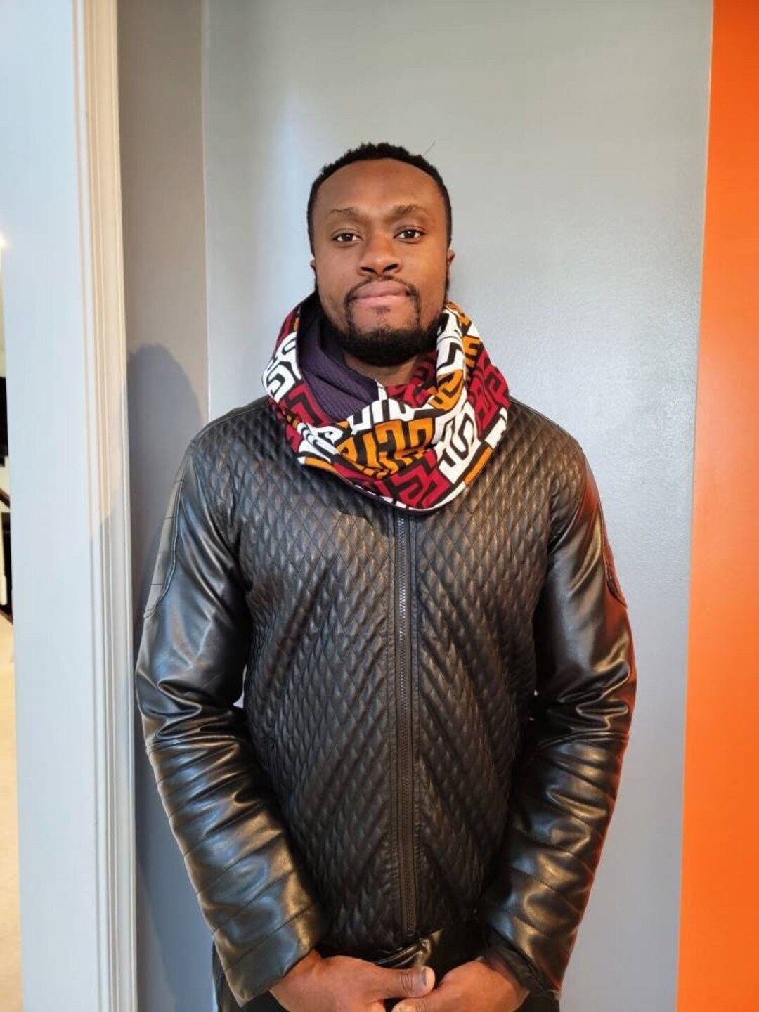 African Print Infinity Scarf Unisex | Ankara Scarf for Winter ...