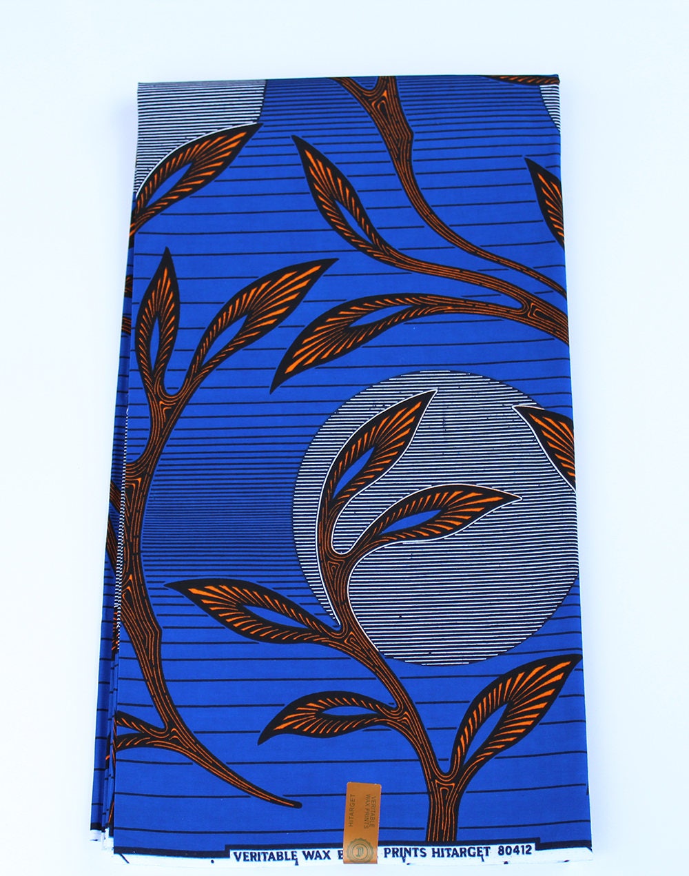 Royal Blue African Print Fabric | 6 Yards Ankara Fabric - Etsy