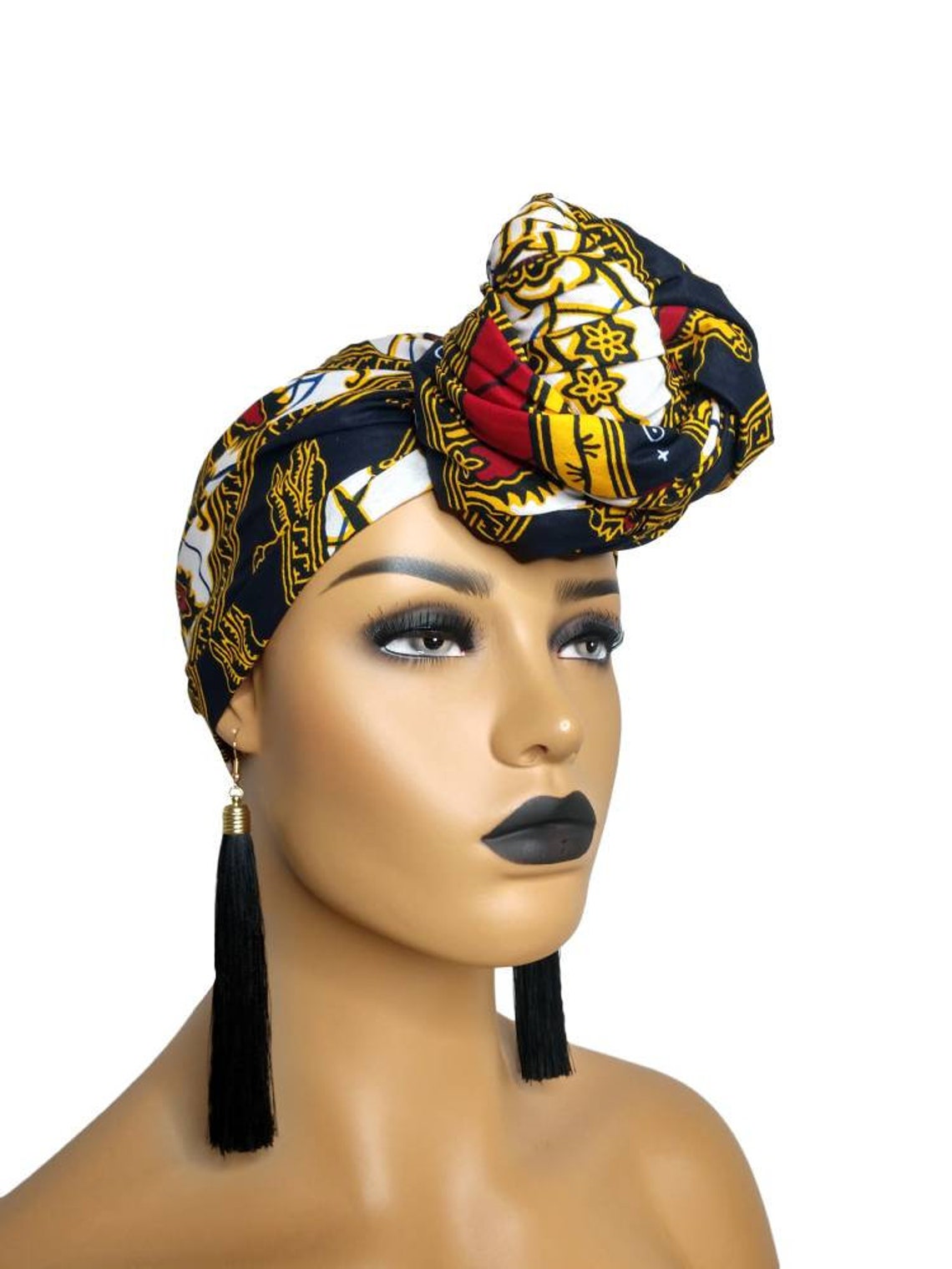 African Head Wraps for Black Women Black History Month | Etsy