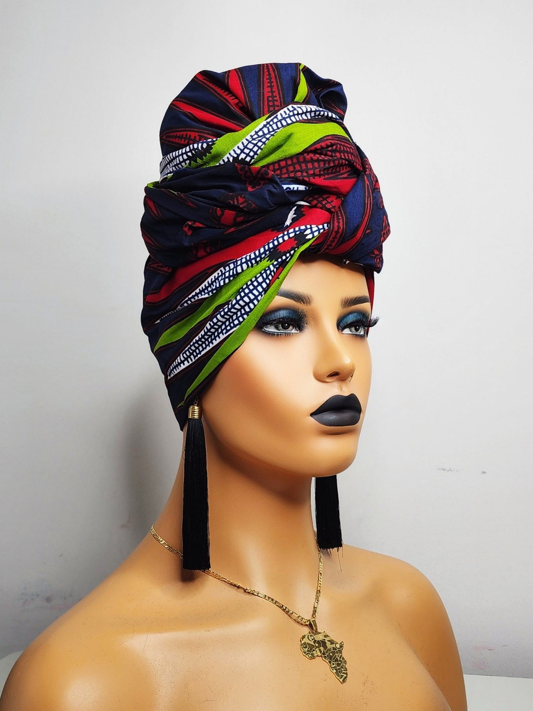 African Head Wraps for Women | Ankara Headwrap | Headpiece | Turban ...