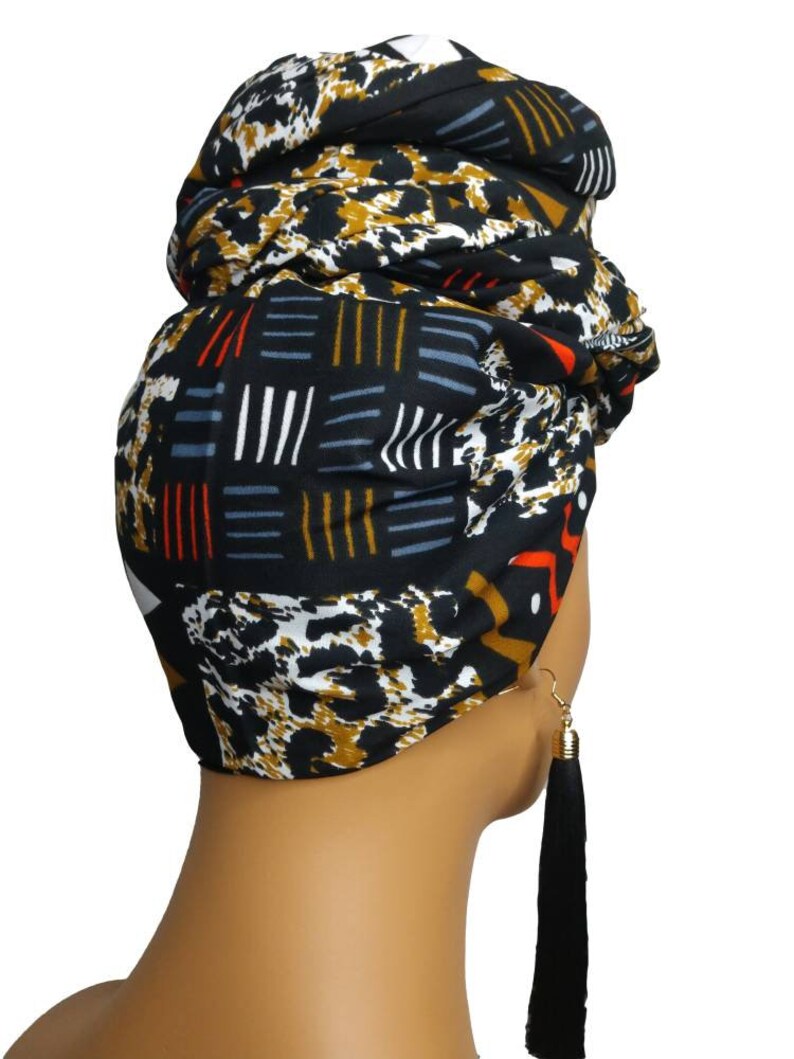 African Head Wraps for Women | Queen Headwrap, Mudcloth Headwrap ...