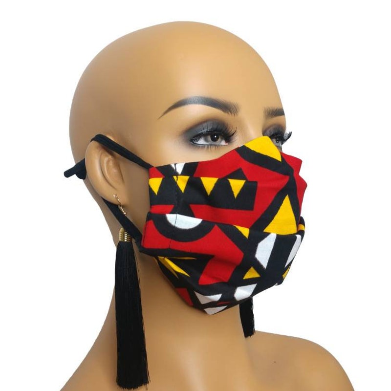 African Face Mask - Etsy