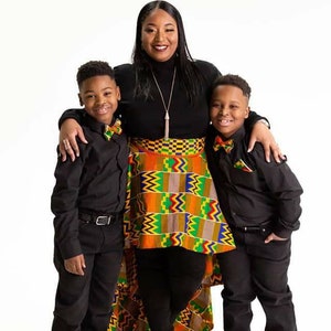 African Family Matching Outfit for Photoshoot, Ankara Custom Family ...