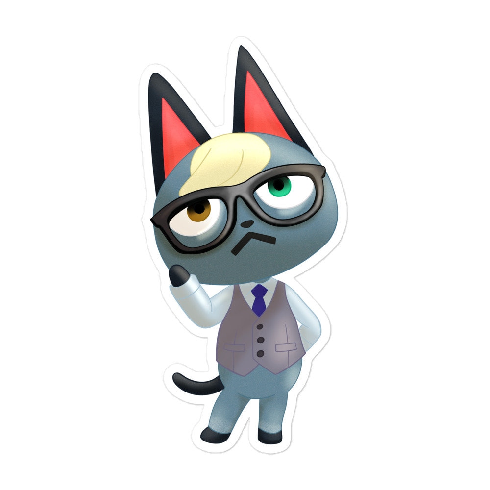 Animal Crossing New Horizons Cute Raymond Sticker for Computer, Phone ...