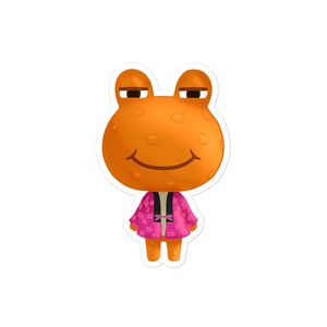 Animal Crossing New Horizons Cute Wart Jr. Sticker for Computer, Phone ...