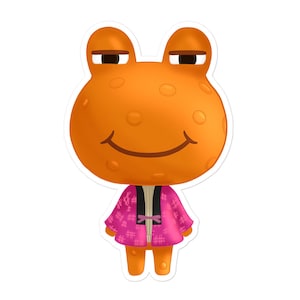 Animal Crossing New Horizons Cute Wart Jr. Sticker for Computer, Phone ...