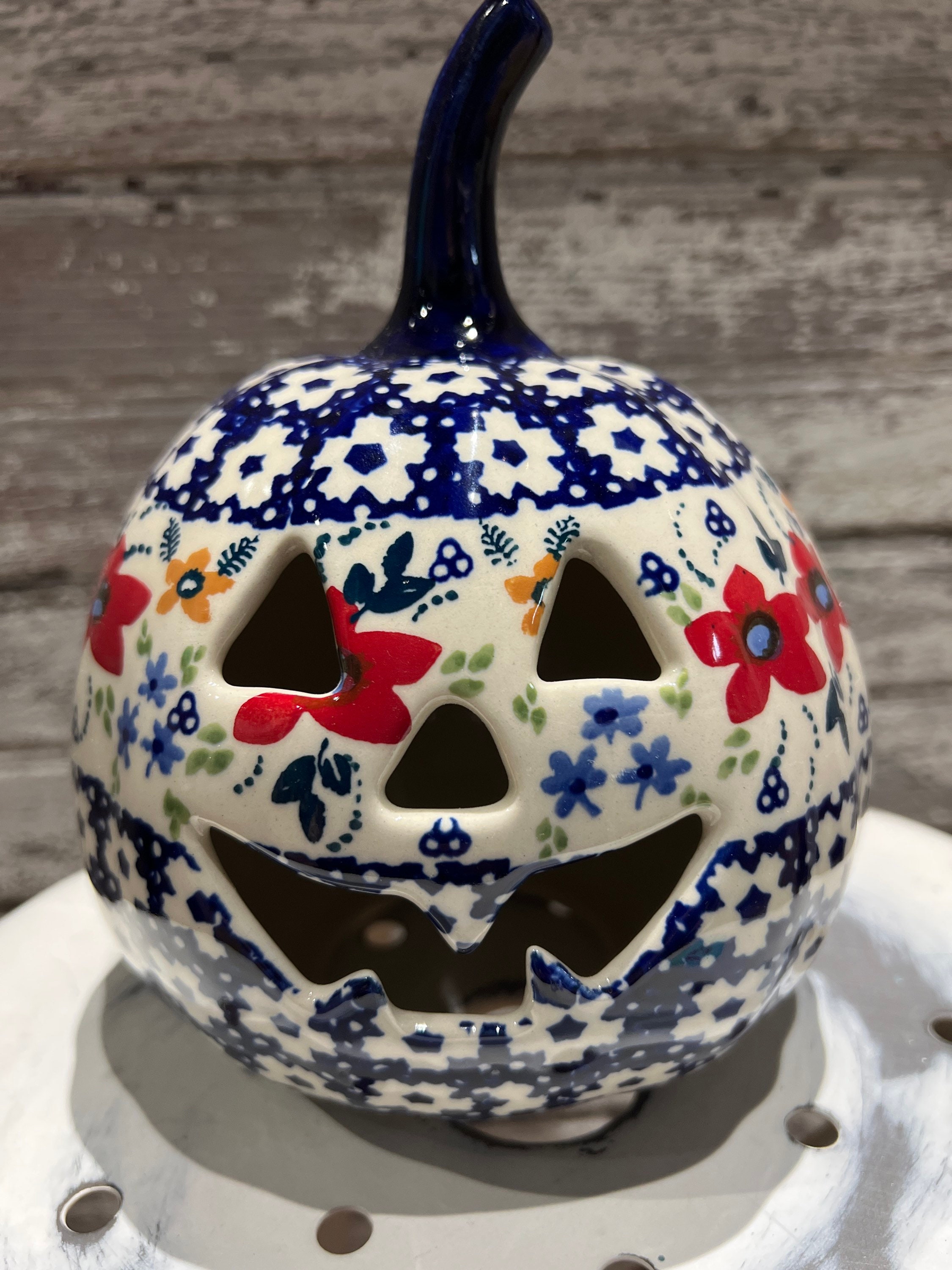 Polish Pottery Pumpkin - Etsy