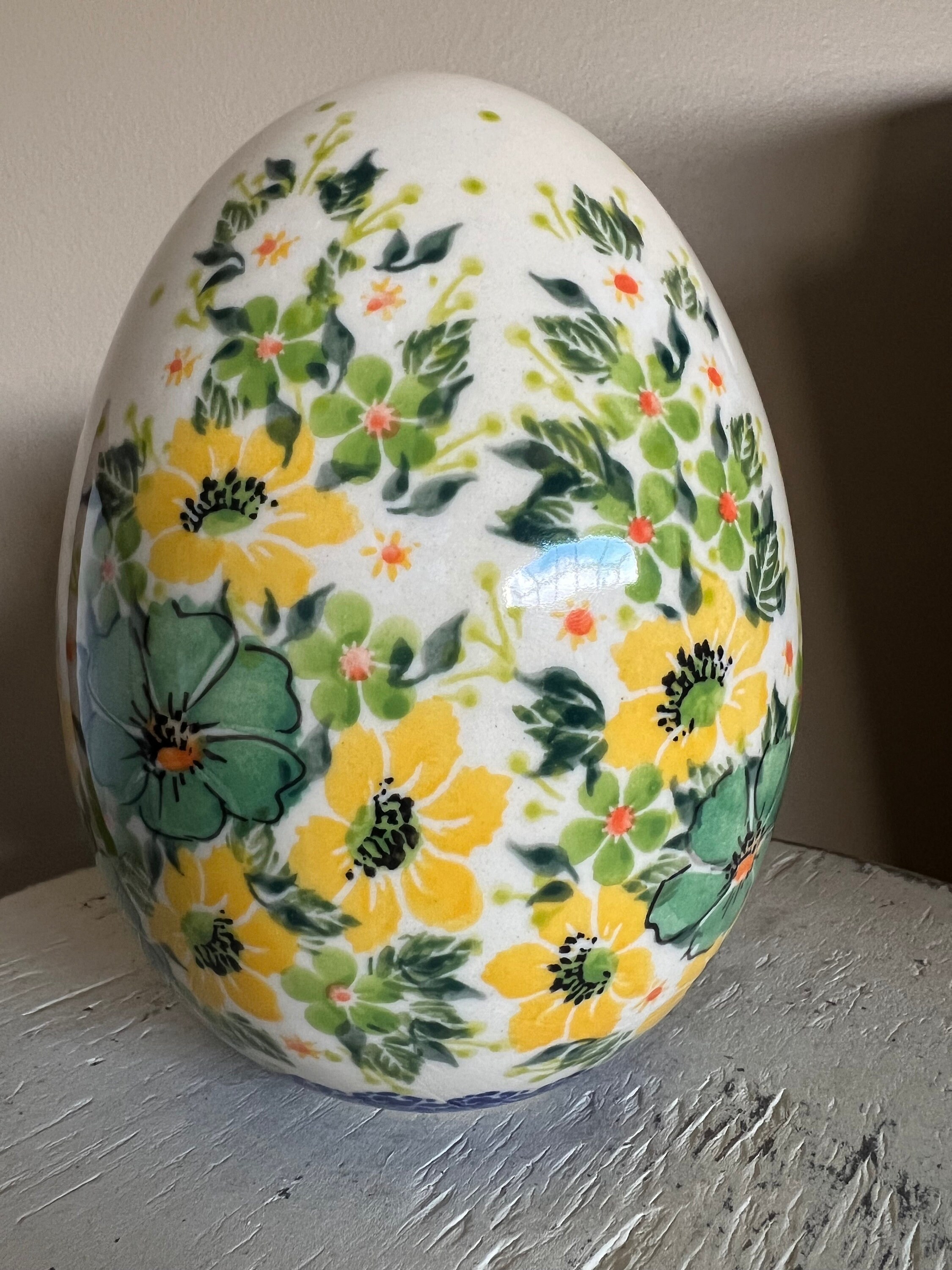 Polish Pottery Easter Egg - Etsy