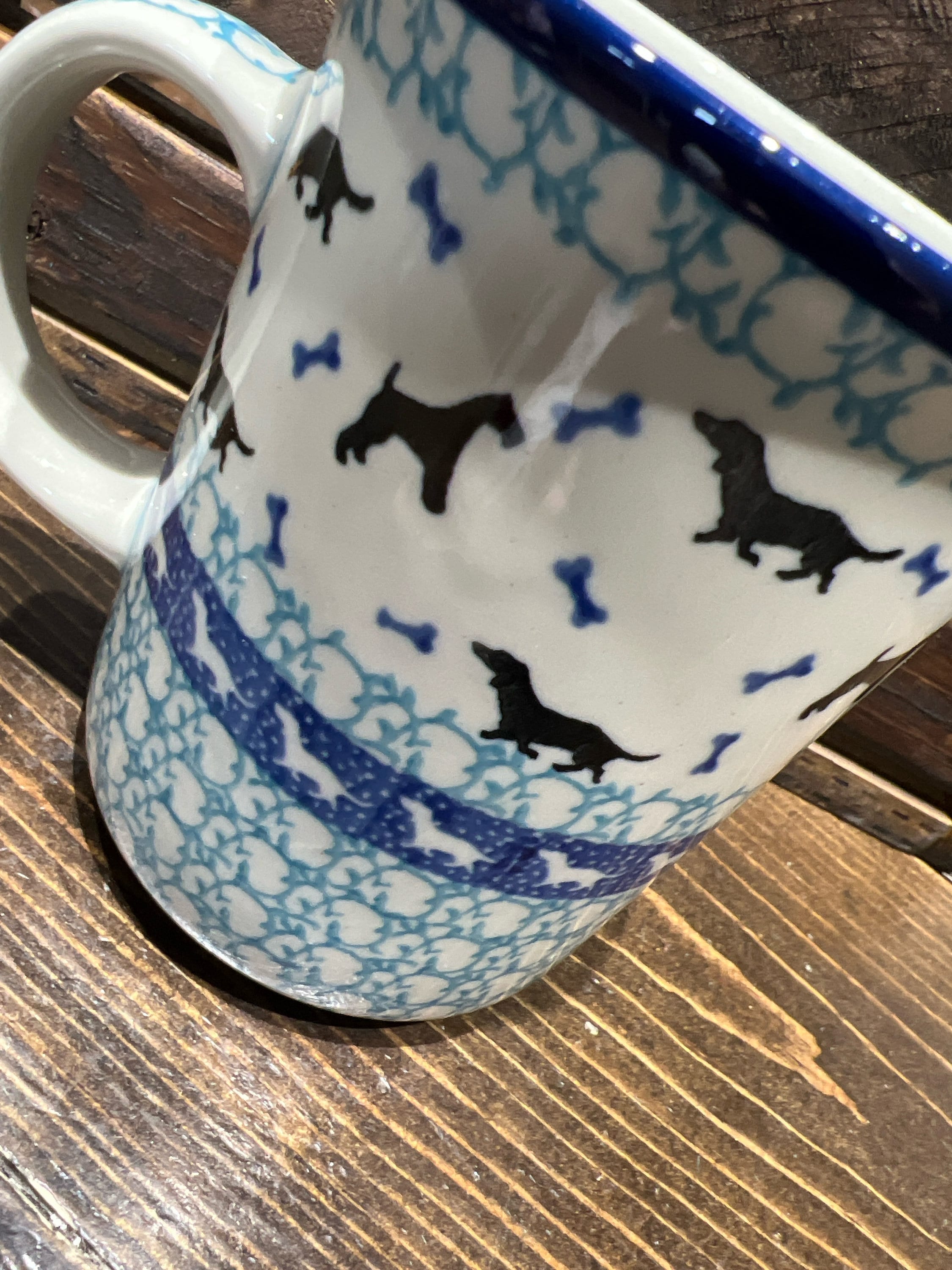 Polish Pottery Straight Sided Mug 13 Ounces - Etsy