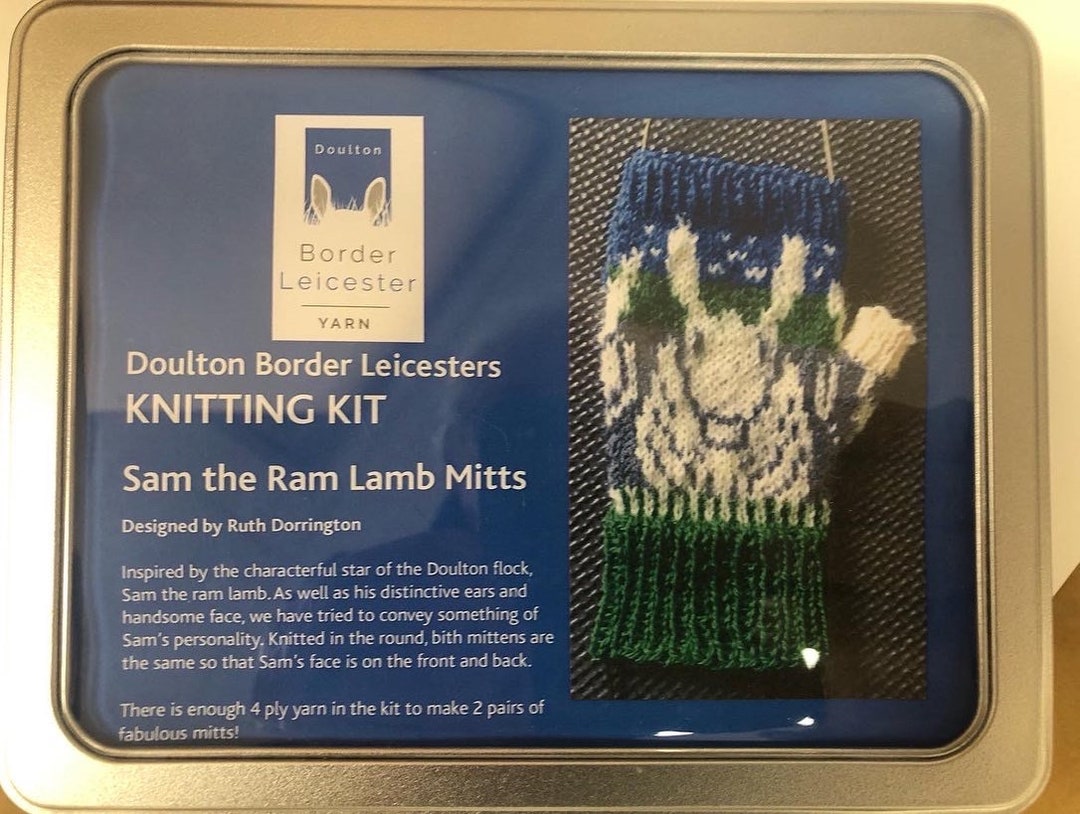 Sam the Ram Lamb Mitts Knitting Kits - Etsy