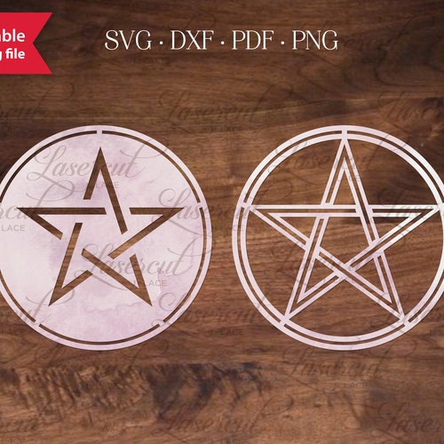 Pentagram SVG Sacred Geometry Mandala Papercut File Pentacle - Etsy