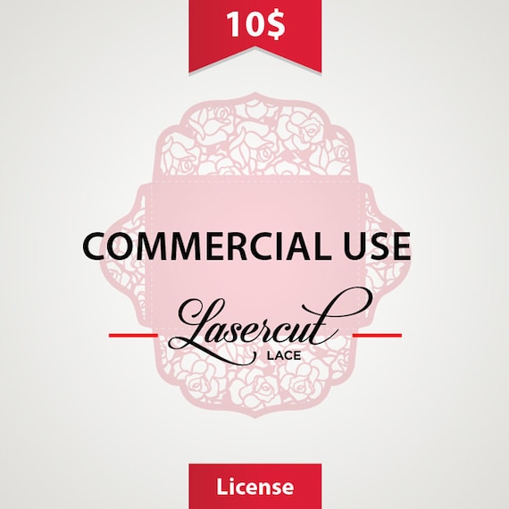 COMMERCIAL LICENSE for Digital Vector Template Laserlace_40. | Etsy