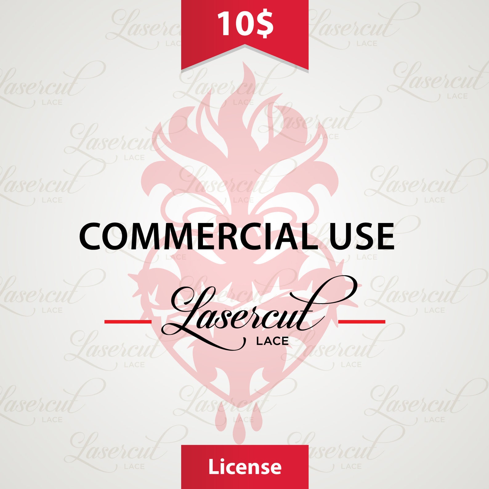 COMMERCIAL LICENSE for Digital Vector Template - Laserlace_233. Digital ...