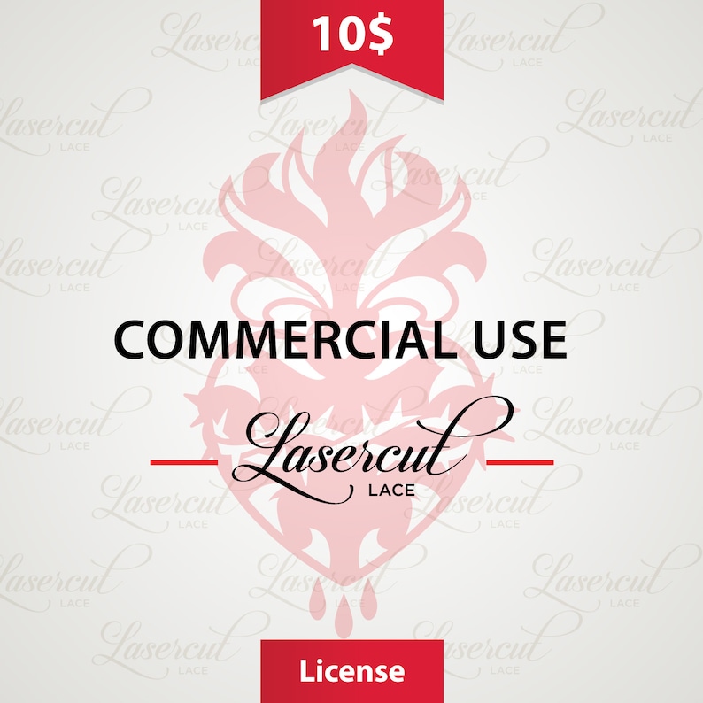 COMMERCIAL LICENSE for Digital Vector Template - Etsy