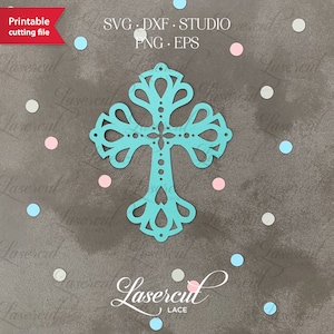 Cross SVG, First Communion SVG, Confirmation Cut File, Cross Baptism ...