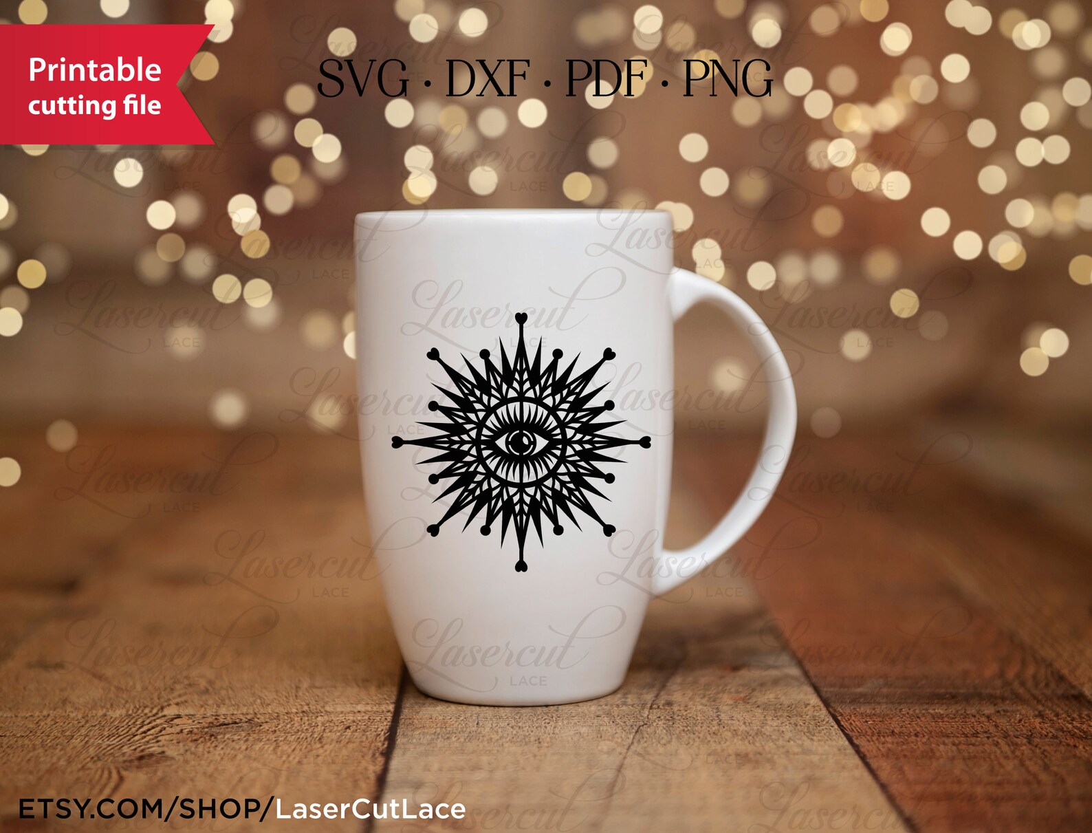 Celestial Mandala Protective Eye Svg Evil Eye Svg Paper Cut - Etsy