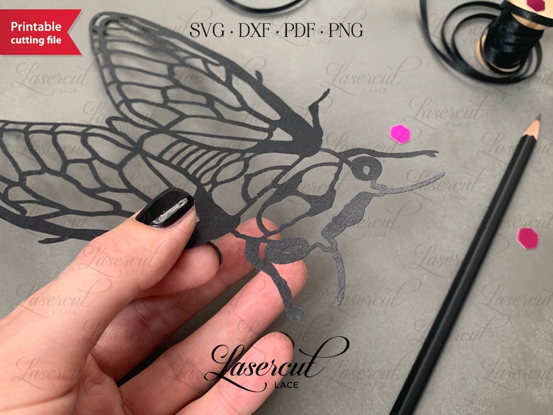 Cicada SVG Cut File Cicada Cutting Files Insect Svg for - Etsy