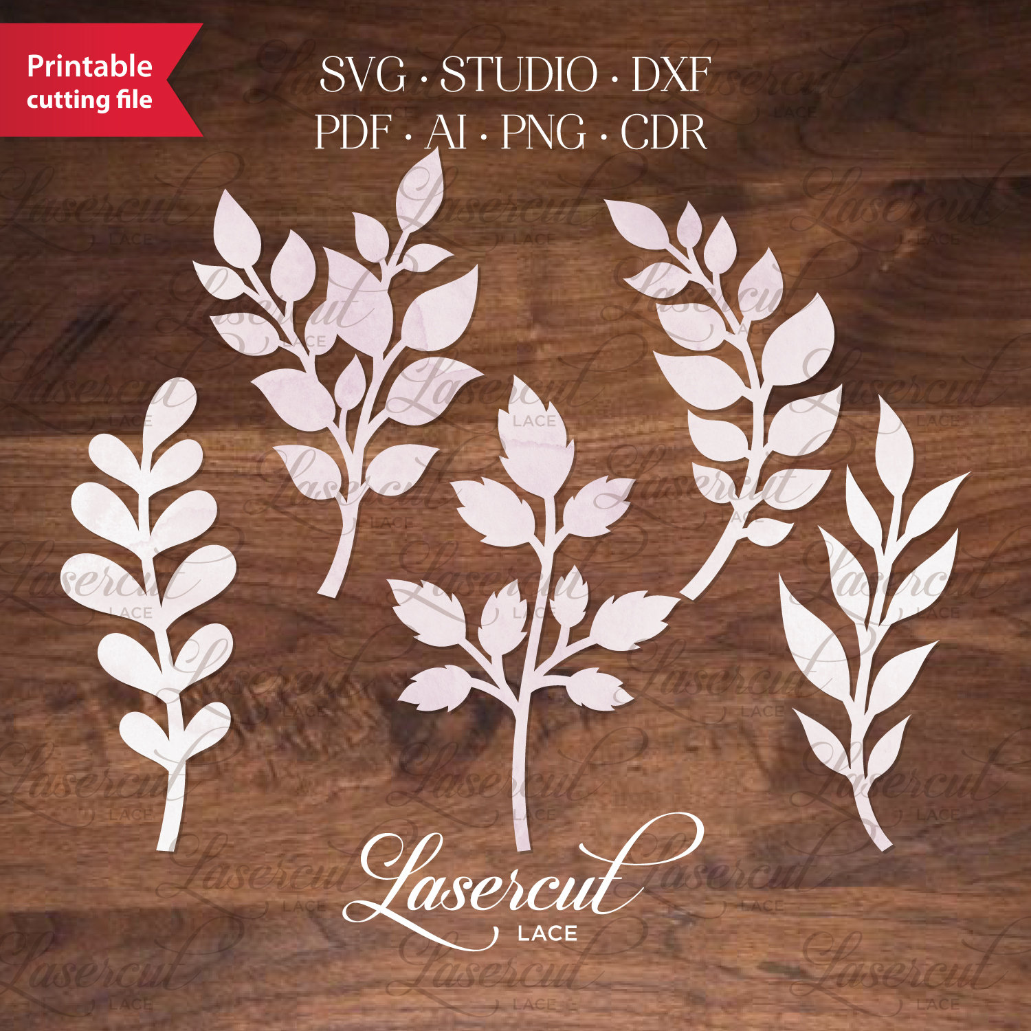 Greenery Branches leaves SVG bundle cut file Cricut Spring | Etsy