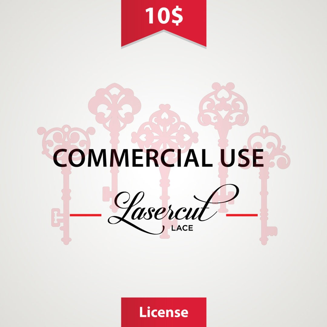 COMMERCIAL LICENSE for Digital Vector Template - Laserlace_156. Digital ...