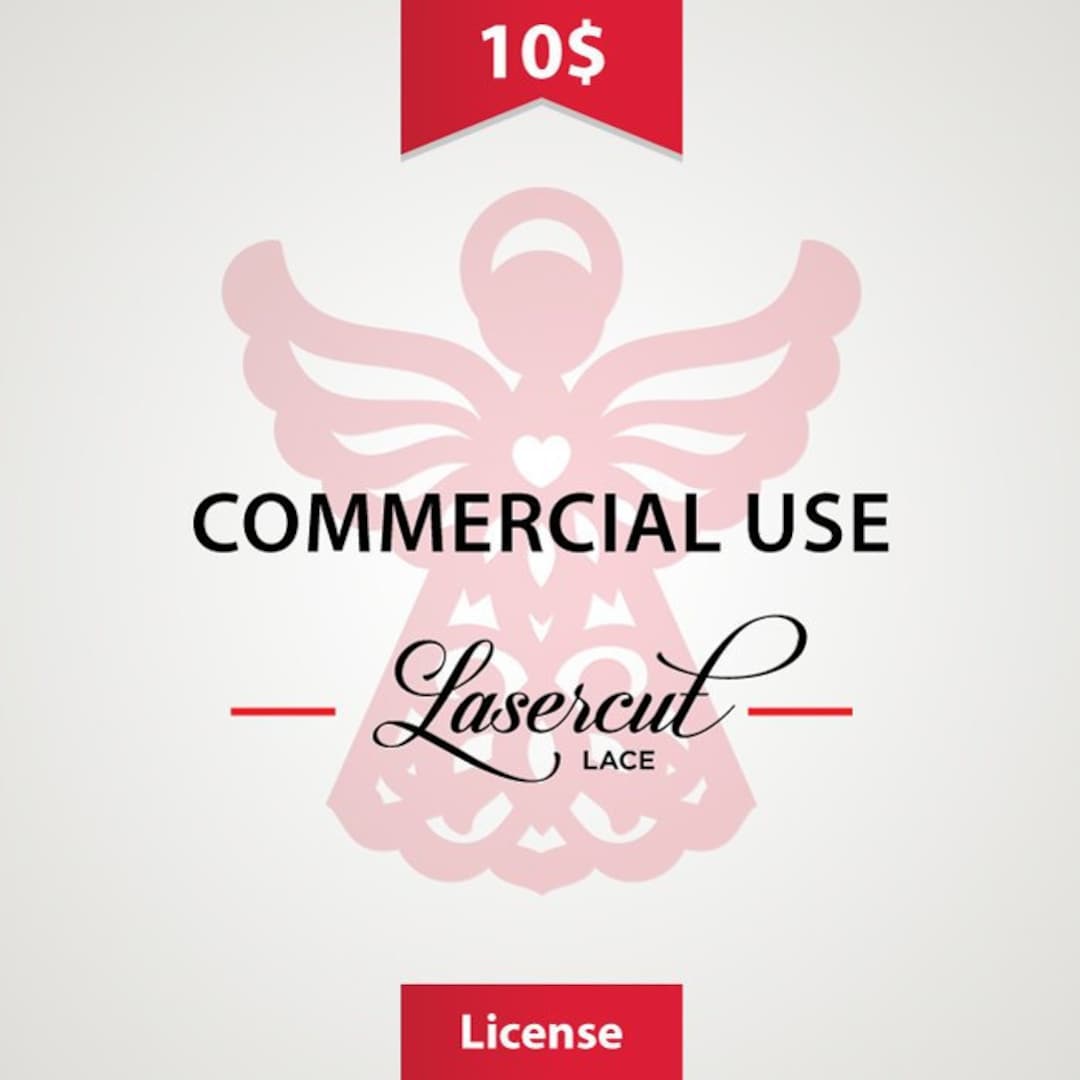 COMMERCIAL LICENSE for Digital Vector Template - Laserlace_34. Digital ...