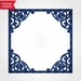 Fancy Square Frame Vector Template for Laser Cutting. SVG DXF Vector ...