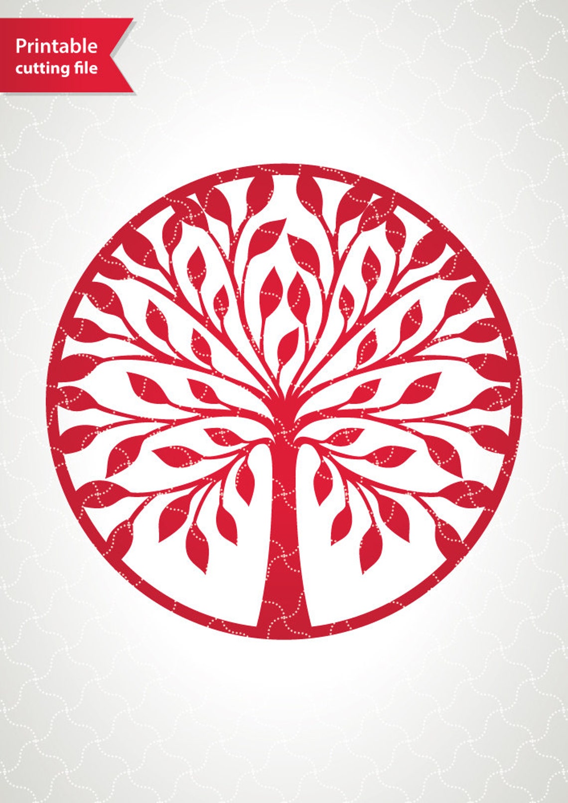 Sacred Tree of Life Vector Cutting File. SVG File of a - Etsy