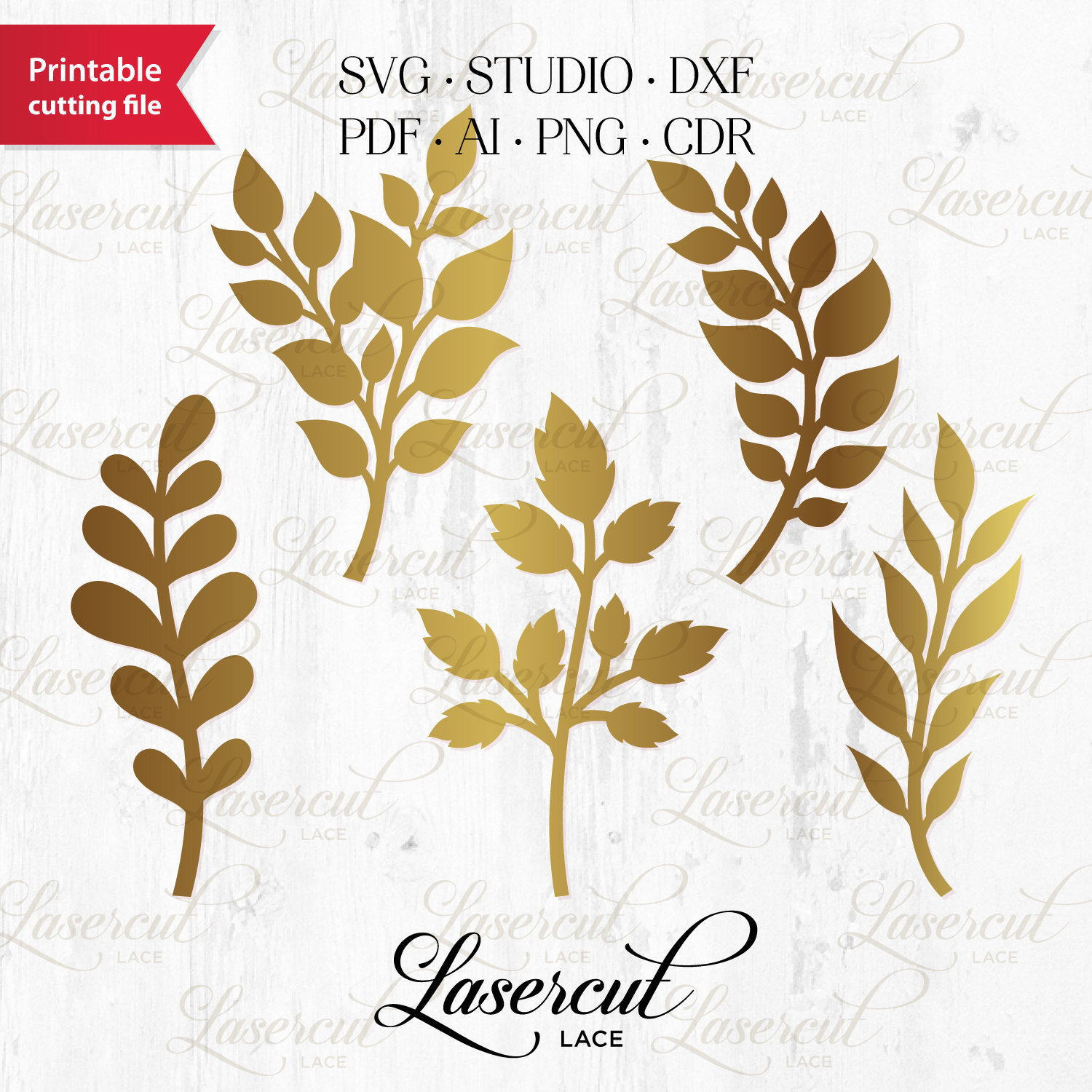 Greenery Branches leaves SVG bundle cut file Cricut Spring | Etsy