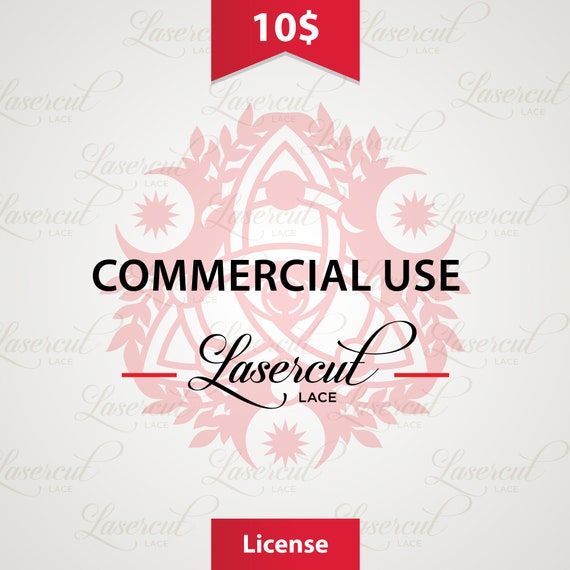 COMMERCIAL LICENSE for digital vector template | Etsy