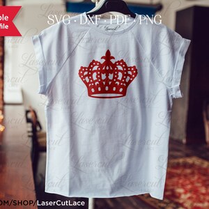 Crown SVG Cut File for Cricut and Silhouette Cameo, Royal Crown ...